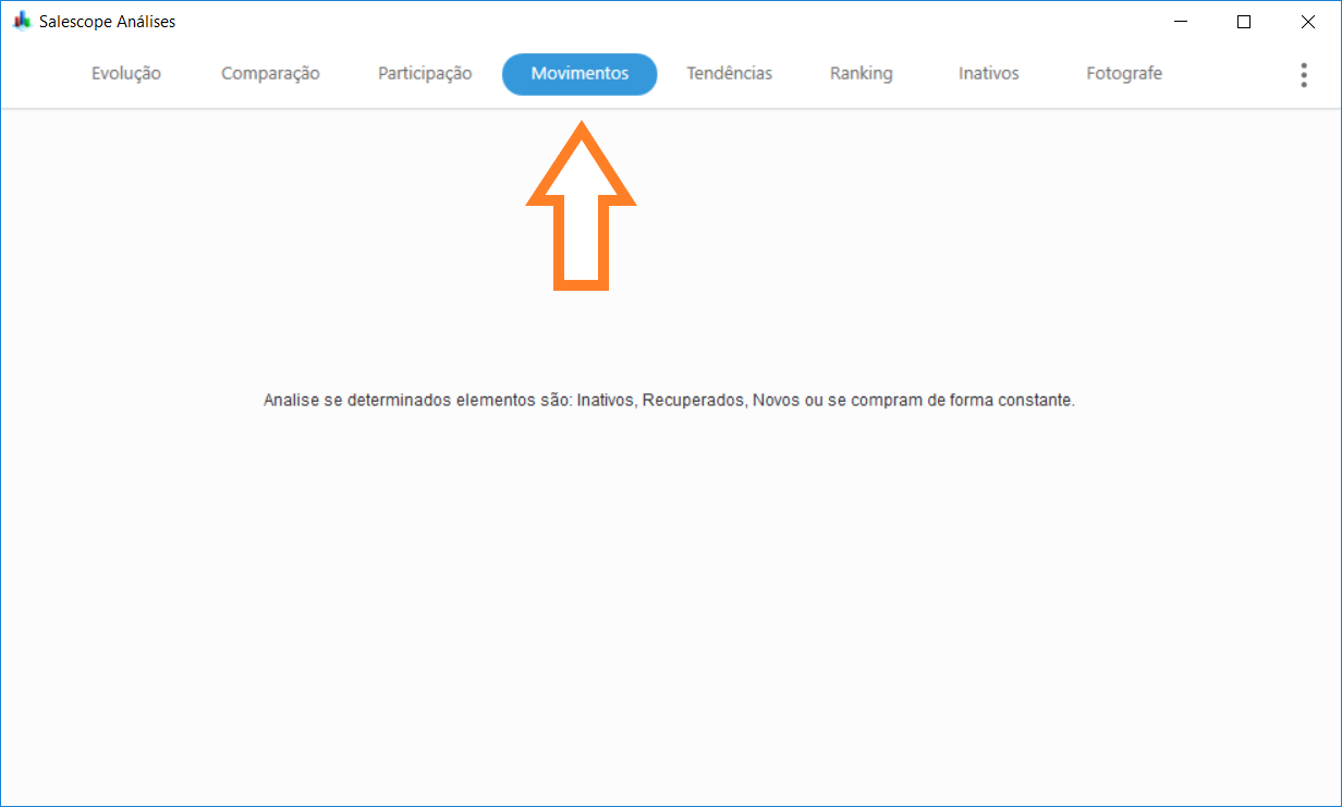 Módulo Movimentos | Salescope