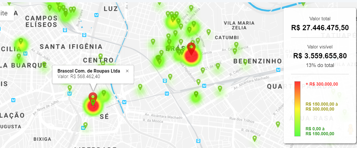Mapa de Calor - Salescope