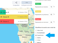 Mapa de Curva ABC - Salescope