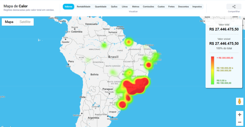 Mapeamento de clientes: Como criar um mapa suas vendas, teste grátis ...