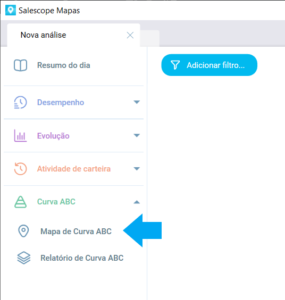 Mapa de Curva ABC - Salescope
