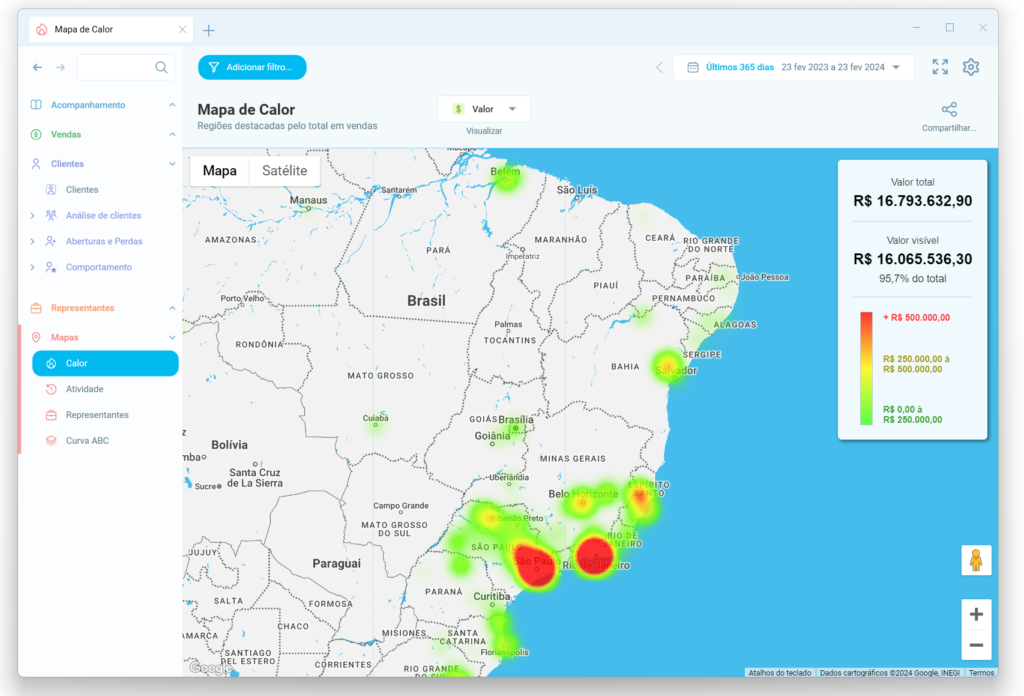 Como fazer um mapa de clientes no Google - Salescope